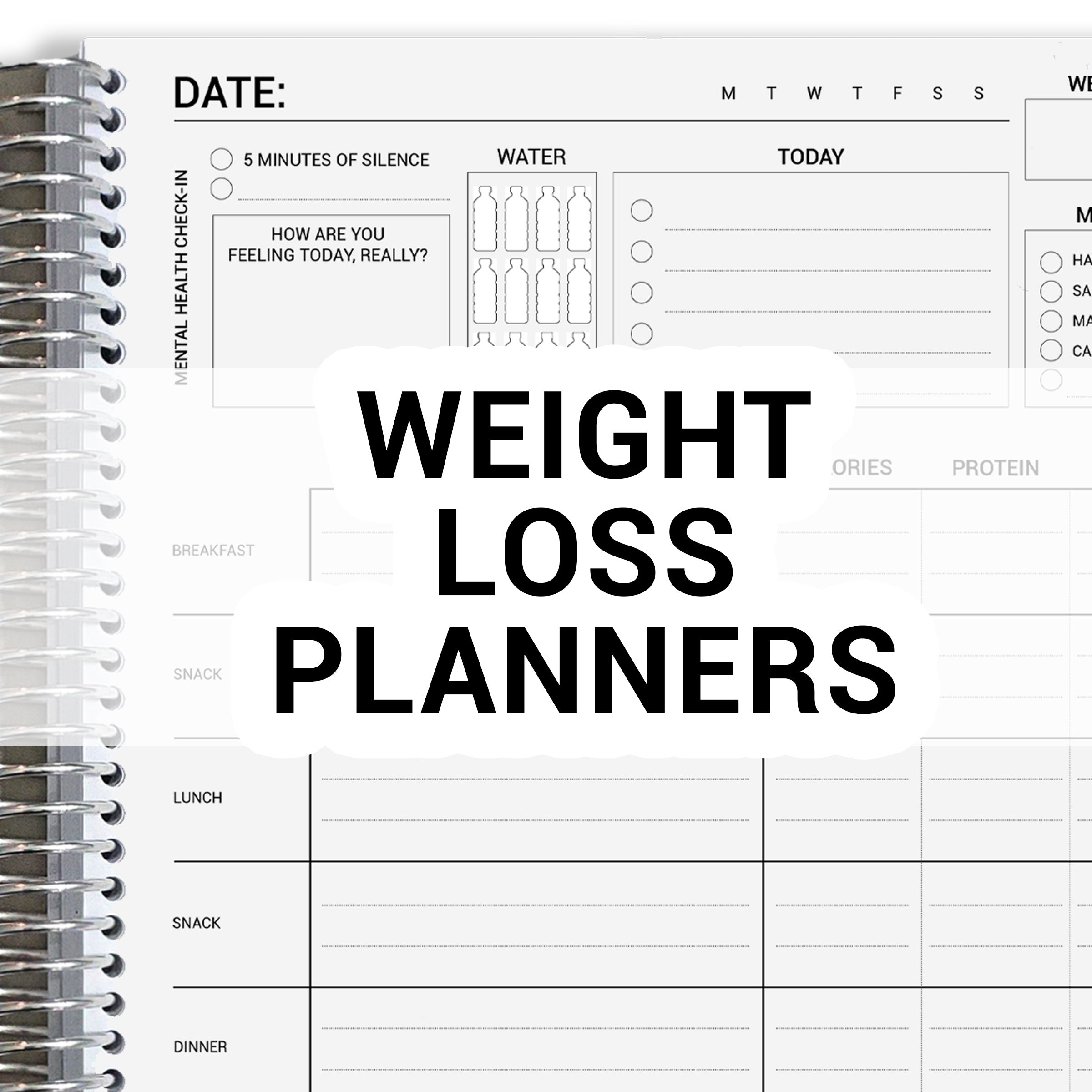 Weight Loss Planners – Checklist Planners